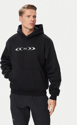 Under Armour Sweatshirt Ua Icon Fleece Graphic 6016616 Schwarz Loose Fit