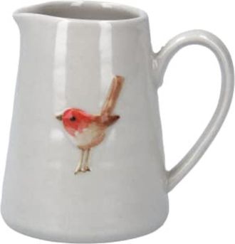 Gisela Graham Blumentopf, Keramik, Punktemuster, Rosa