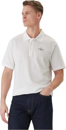 Calvin Klein Jeans Homme, Tops, Blanc, Taille: S Easy Monologo Casual