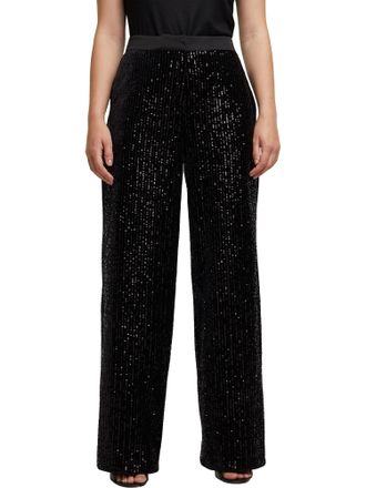 Esprit Damen 110EO1B303 Hose, 001/BLACK, 36