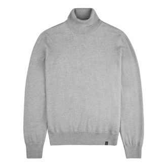 Fay Rollkragenpullover aus Wolle - - Knitwear - Herren - Grau - M
