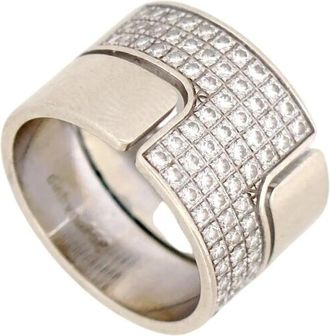 Dinh Van Ring - DINH VAN SEVENTIES GM 223106 T50 WEISSGOLD 18K RIN - Gr. ONESIZE - in Silber - f&uuml;r Damen