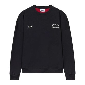 GCDS Band Logo Crewneck - - Sweatshirts & Hoodies - Herren - Schwarzk - 2XS