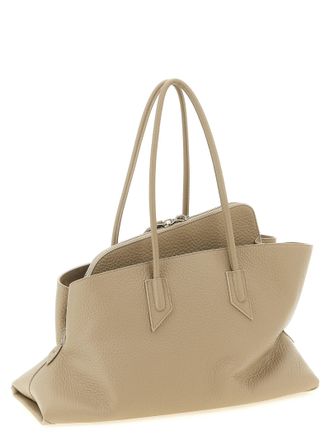 The Attico Womens Beige Bovine Leather Shoulder Bag