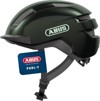 ABUS Fahrradhelm PURL-Y - geeignet für E-Bike und S-Pedelec - stylisher NTA-Schutzhelm für Erwachsene und Jugendliche - Grün, Größe L