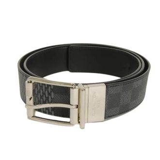 Louis Vuitton Pre-owned Ceinture Damier Print 40Mm Reversible Belt - Femme - Pre-owned - Noir - Taille: ONE Size
