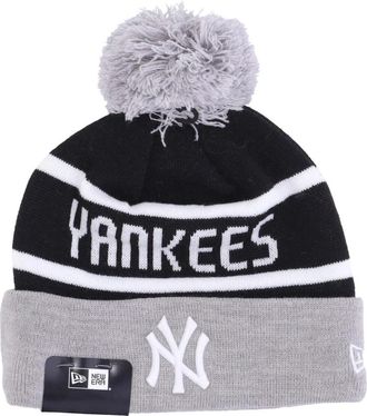 New Era NY Yankees Pom Pom Beanie Schwarz - - Accessories - Herren - Mehrfarbig - ONE SIZE