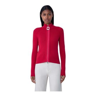 J.W.Anderson Damen, Strickwaren, Rot, MGröße