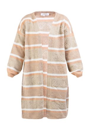 Usha FESTIVAL Tricot Cardigan long carnea