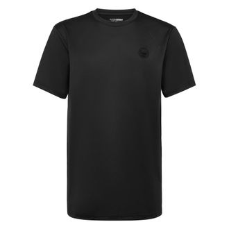 Plein Sport Homme, Tops, Noir, Taille: 4XL T-Shirt Col Rond Manches Courtes