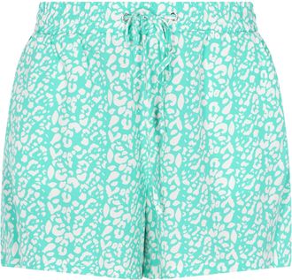 Mymo Shorts Frauen t&uuml;rkis wei&szlig;