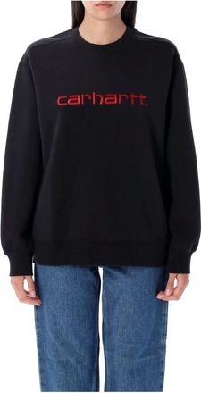 Carhartt Work in Progress Femme, Sweatshirts et sweats &agrave; capuche, Noir, Taille: 40 FR SweaT-shirts