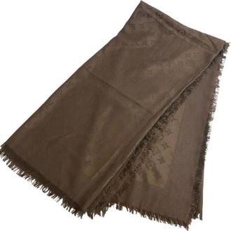 Louis Vuitton unisex, Pre-owned, Brun, Taille: ONE Size Foulard Vintage en Toile Pre-owned