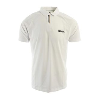 HUGO BOSS Homme, Tops, Blanc, Taille: S Polo Paddytech