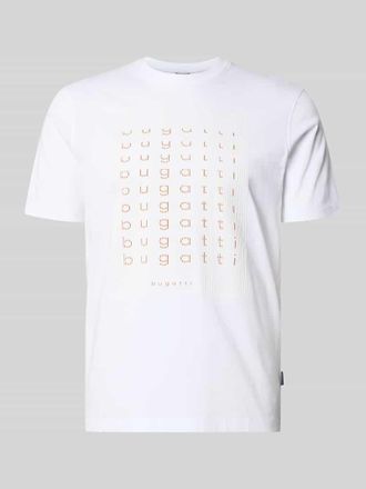 Bugatti Regular Fit T-Shirt mit Logo-Print