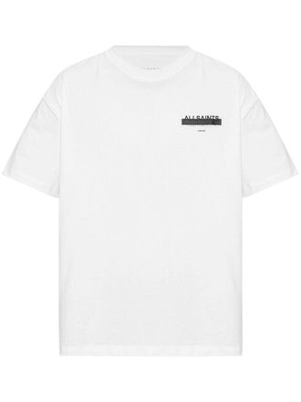 AllSaints Redact T-Shirt - Wei&szlig;