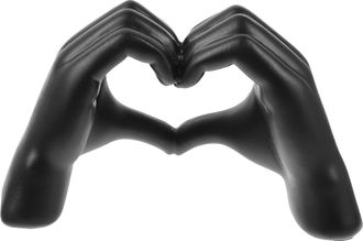 Cabilock Herzzeichen-Statue Harz Herz-Hand-Statue Dekoratives Ornament F&uuml;r Schlafzimmer