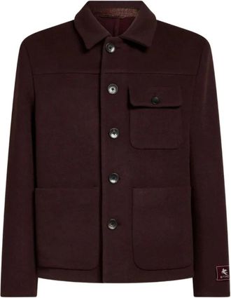 Etro Homme, Vestes, Rouge, Taille: M Light Vestes