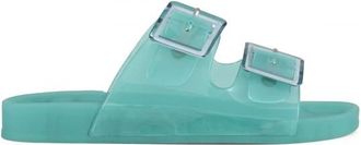 Colors Of California Damen-Gummisandalen mit verstellbaren Riemen - - Shoes - Damen - Blau - 41 EU