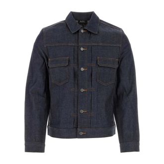 A.P.C. Dunkelblaue Jeansjacke - Stilvoll und trendy - - Jackets - Herren - Blau - XL