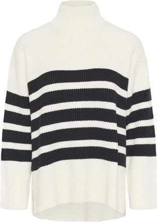 Part Two Femme, Pulls, Blanc, Taille: 42 FR Col roul&eacute;s