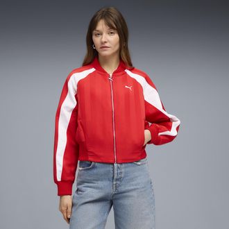 Puma Veste oversize FUTURE.PUMA.ARCHIVE Femme, V&ecirc;tements, Rouge, XXS