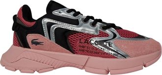 Lacoste L003 Neo Sneaker f&uuml;r Damen, Leder, Grob flach (Rosa)