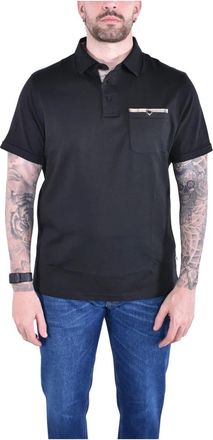 Barbour Homme, Tops, Noir, Taille: XL Corpatch Polo