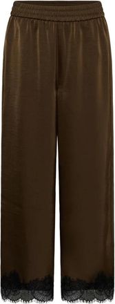 Kaffe Weite Hosen - - Trousers - Damen - Braun - XL
