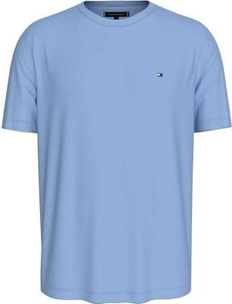 Tommy Hilfiger T-Shirt Manches Courtes Homme Essential Regular Fit Col Ras-du-Cou, Bleu (Vessel Blue), S