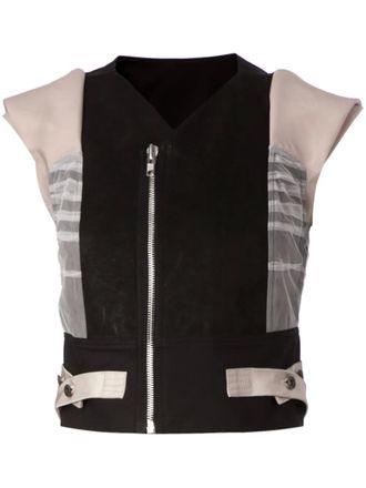Rick Owens gilet crop - Noir