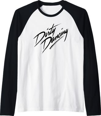 Dirty Dancing Movie Schwarzes Textlogo Raglan