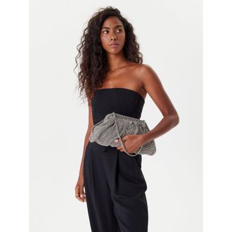 Guess Handtasche Guess Zalina Mini HWRY93 50710 Silberfarben