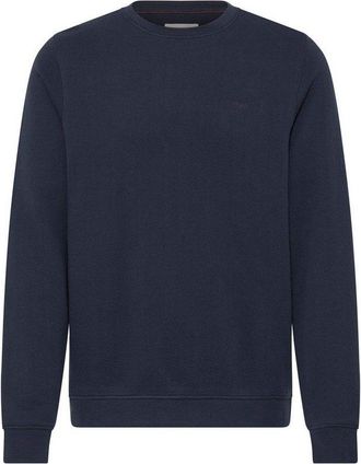 Blend Rundhalspullover BHRylan L&auml;ssiger Sweatpullover mit Stickerei