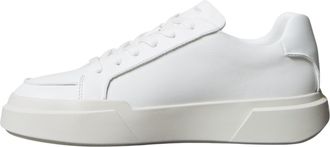 Calvin Klein Damen Chunky Cupsole Lace Up LTH Pinch Yw0Yw02020 Low Top, White (Bright White/Vaporous White), 38 EU