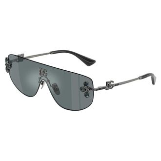Dolce & Gabbana Lunettes de soleil - Femme - Accessoires - Gris - Taille: 38 MM