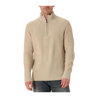 G-Star Essential Half Zip Knit - - Knitwear - Herren - Beige - S