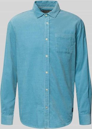 Scotch & Soda Regular Fit Freizeithemd mit Label-Patch Modell CORDUROY