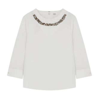 Gustav Blouse Kamelia en crochet - Femme - Blouses et Chemises - Blanc - Taille: 40 FR
