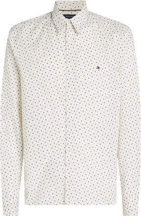 Tommy Hilfiger Herren Hemd aus Baumwolle FLEX POPLIN AOP SF SHIRT Slim Fit