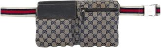 Gucci Sac banane en toile Pre-owned - Femme - Pre-owned - Beige - Taille: ONE Size