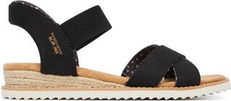 Skechers Sandalen BOBS Desert Kiss - Golden Lily 114418/BLK Schwarz