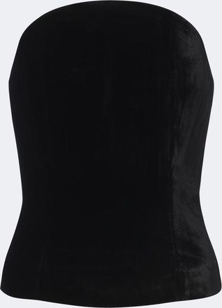 Roland Mouret Top aus Samt