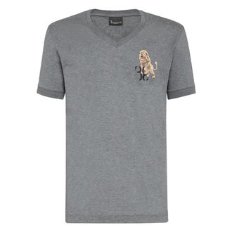 Billionaire Boys Club Homme, Tops, Gris, Taille: XS T-Shirt Col V Lion