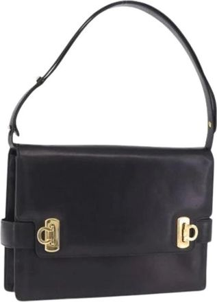Ferragamo Sac port&eacute; &eacute;paule Pre-owned - Femme - Pre-owned - Noir - Taille: ONE Size