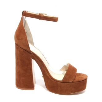 Windsor Smith Tan Wildleder Sandalenschuh mit Absatz - - Shoes - Damen - Braun - 40 EU