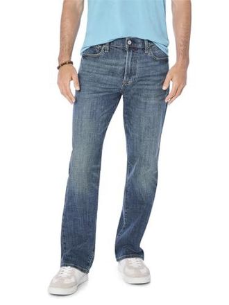Lucky Brand 181 Jean coupe droite pour homme - Bleu - 36W x 34L