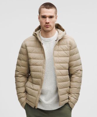 lululemon Navigation Daunenhoodie mit Füllkraft 700 für Männer - Größe 2XL in Sheer Oak