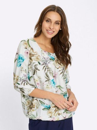Witt Klassische Bluse Druckbluse 3/4-Arm