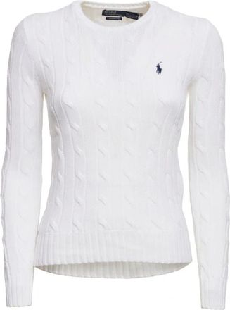 Polo Ralph Lauren Femme, Pulls, Blanc, Taille: 42 FR Maglia girocollo